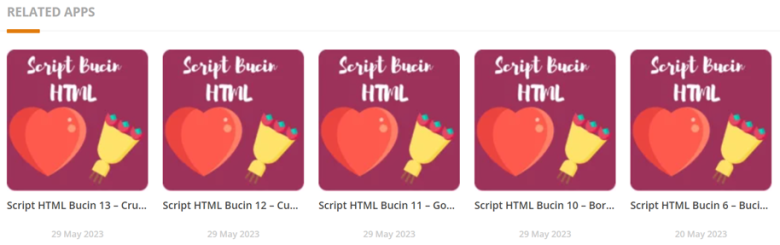 Kumpulan Script HTML Bucin Keren dan Gratis Tanpa Coding