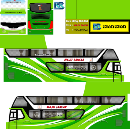 25+ Download Livery BUSSID Double Decker Super Racing Scania
