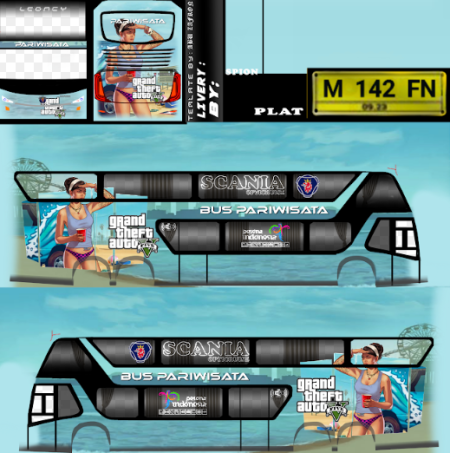 25+ Download Livery BUSSID Double Decker Super Racing Scania