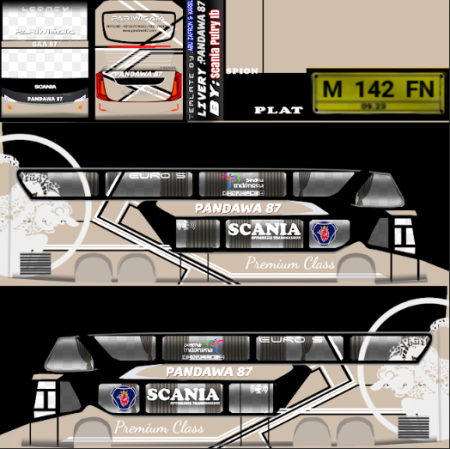 25+ Download Livery BUSSID Double Decker Super Racing Scania