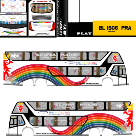 25+ Download Livery BUSSID Double Decker Super Racing Scania
