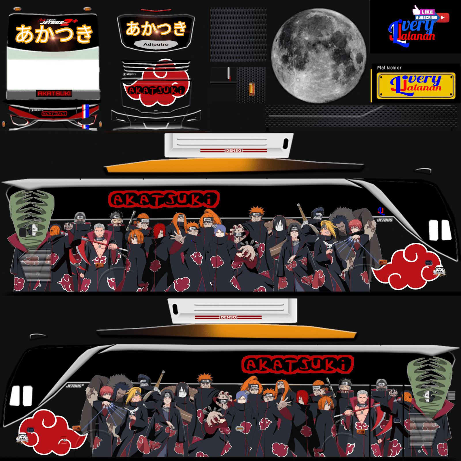 999+ Livery BUSSID HD, SHD, SDD, dan XHD Jernih Terlengkap