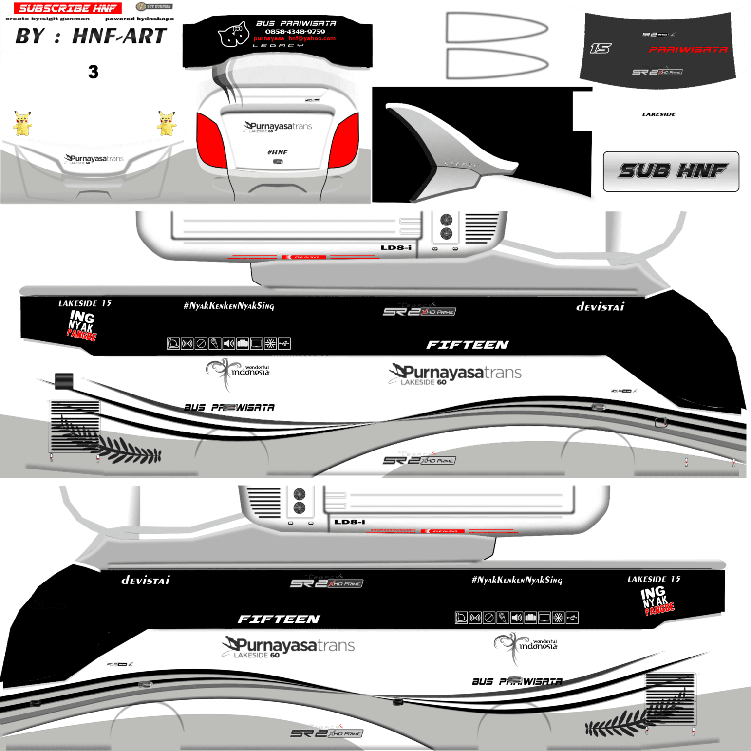 999+ Livery BUSSID HD, SHD, SDD, dan XHD Jernih Terlengkap