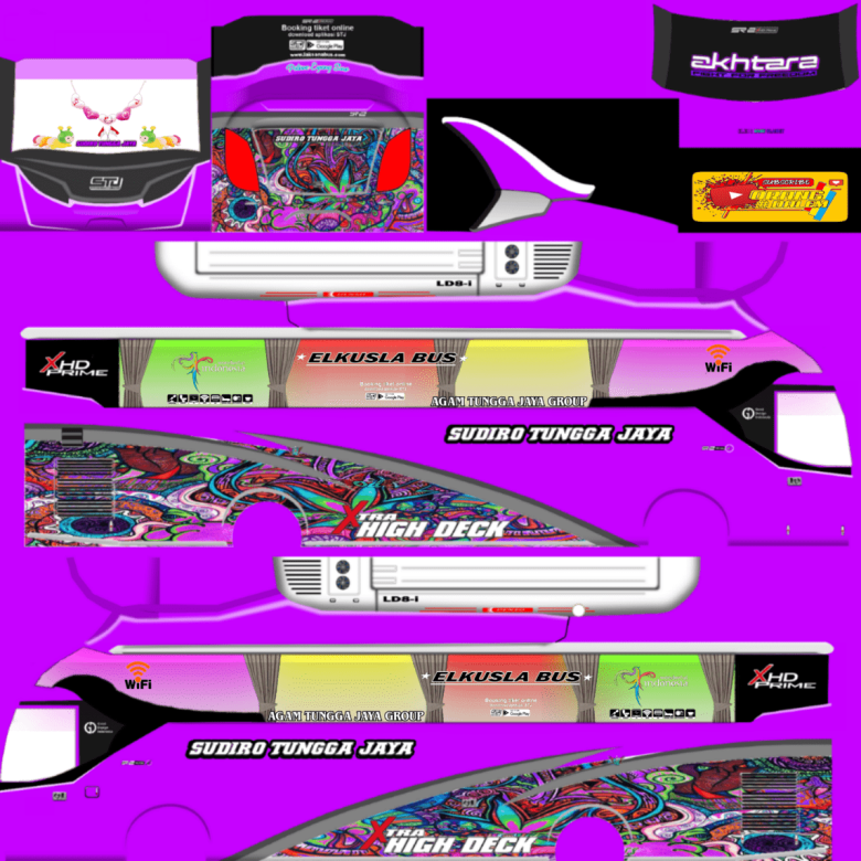 999+ Livery BUSSID HD, SHD, SDD, dan XHD Jernih Terlengkap