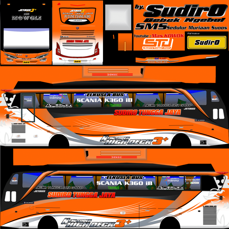 999+ Livery BUSSID HD, SHD, SDD, dan XHD Jernih Terlengkap