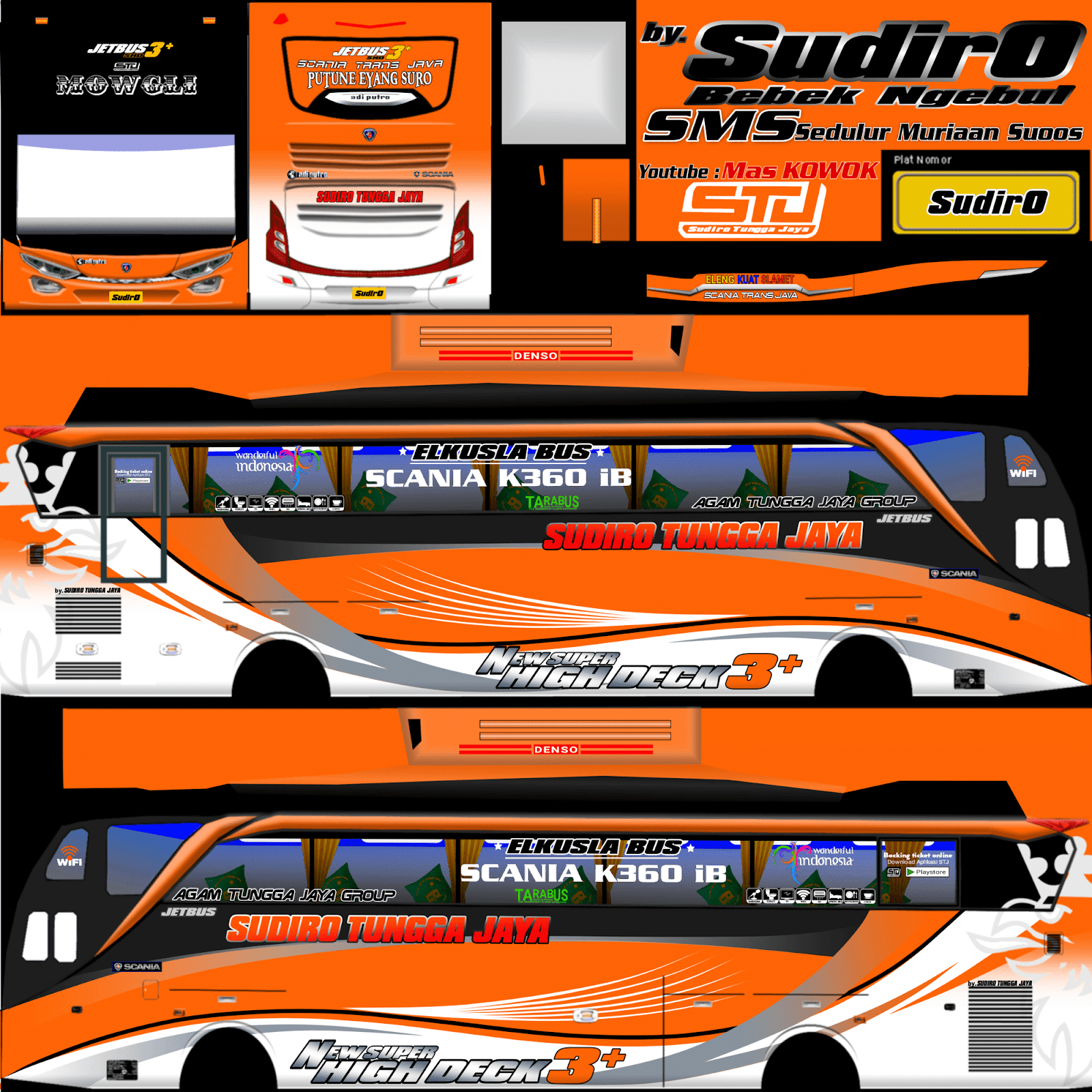 999+ Livery BUSSID HD, SHD, SDD, dan XHD Jernih Terlengkap