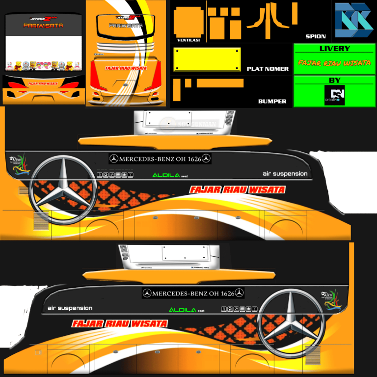 999+ Livery BUSSID HD, SHD, SDD, dan XHD Jernih Terlengkap