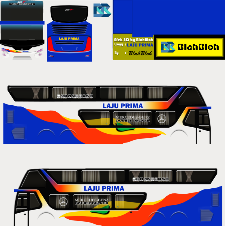 25+ Download Livery BUSSID Bimasena SDD Jernih, Corak Terbaik!