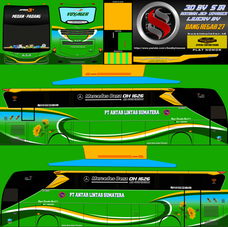 20+ Download Livery BUSSID ALS Terbaru, Modern dan Minimalis!