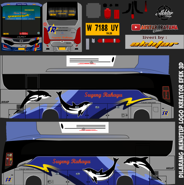 14+ Download Livery BUSSID Sugeng Rahayu Original Terbaru!