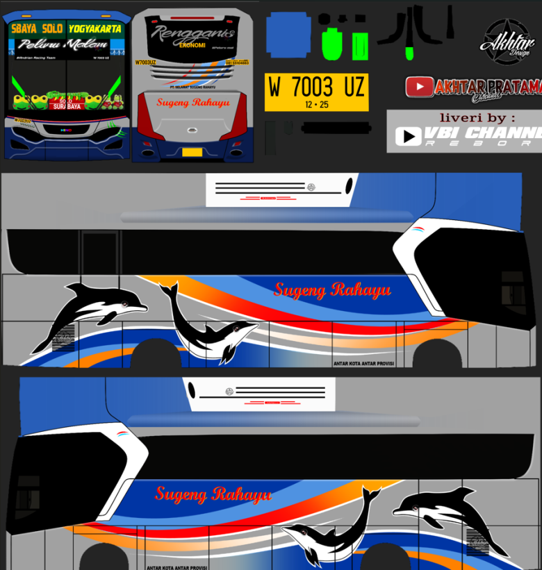 14+ Download Livery BUSSID Sugeng Rahayu Original Terbaru!