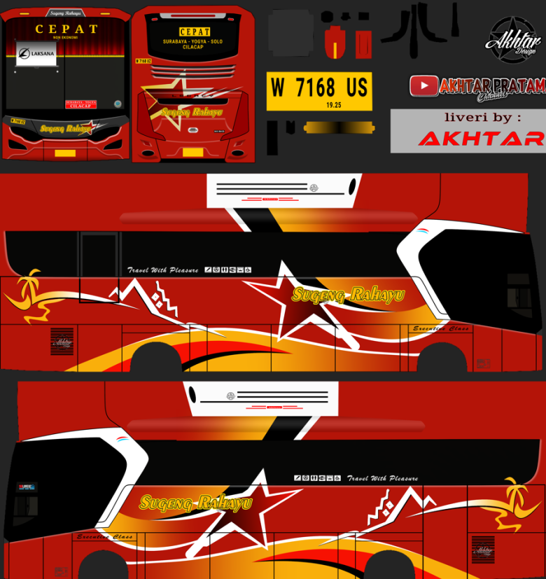 14+ Download Livery BUSSID Sugeng Rahayu Original Terbaru!