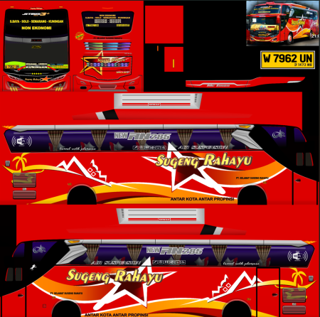 14+ Download Livery BUSSID Sugeng Rahayu Original Terbaru!