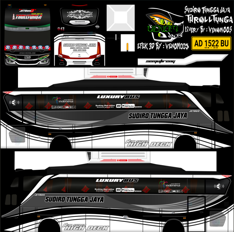15+ Download Livery BUSSID Sudiro Tungga Jaya Jernih Terbaru - Kazu