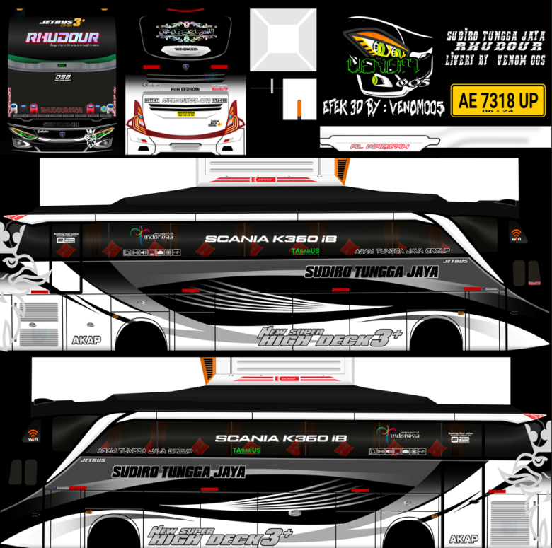 25+ Download Koleksi MOD BUSSID Terbaru Jetbus 3 Gratis - Kazu