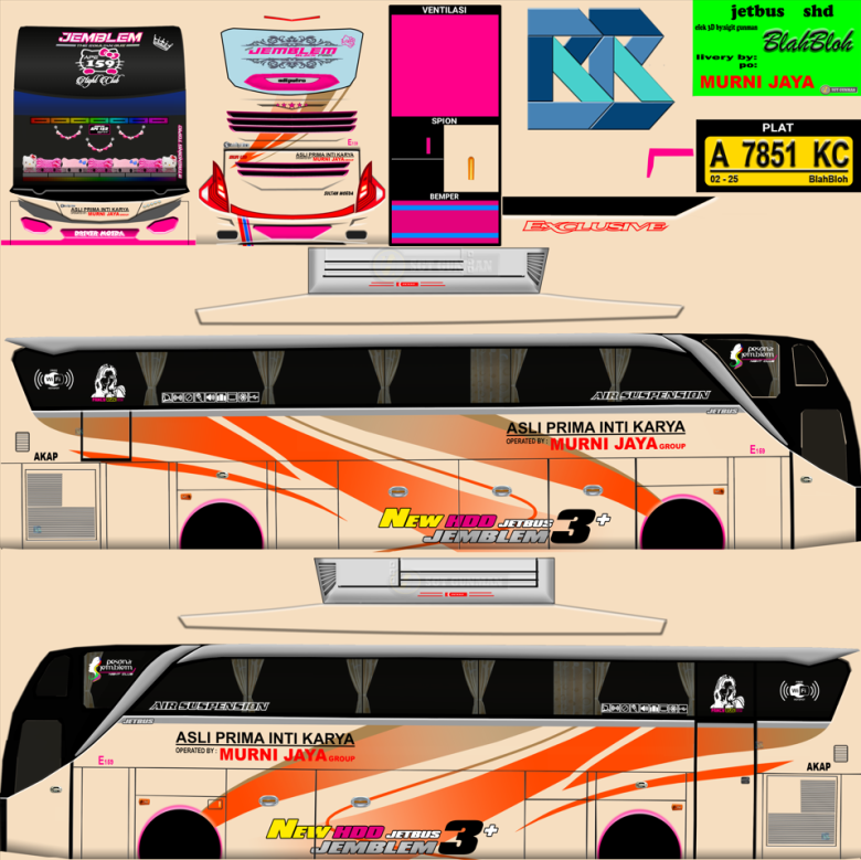 30+ Download Livery BUSSID Sadewa SHD Jernih Super Keren!