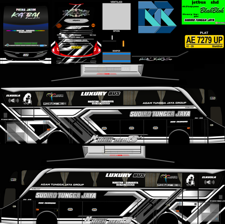 30+ Download Livery BUSSID Sadewa SHD Jernih Super Keren!
