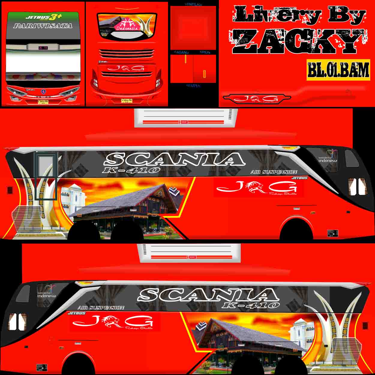 25+ Download Koleksi MOD BUSSID Terbaru Jetbus 3 Gratis - Kazu