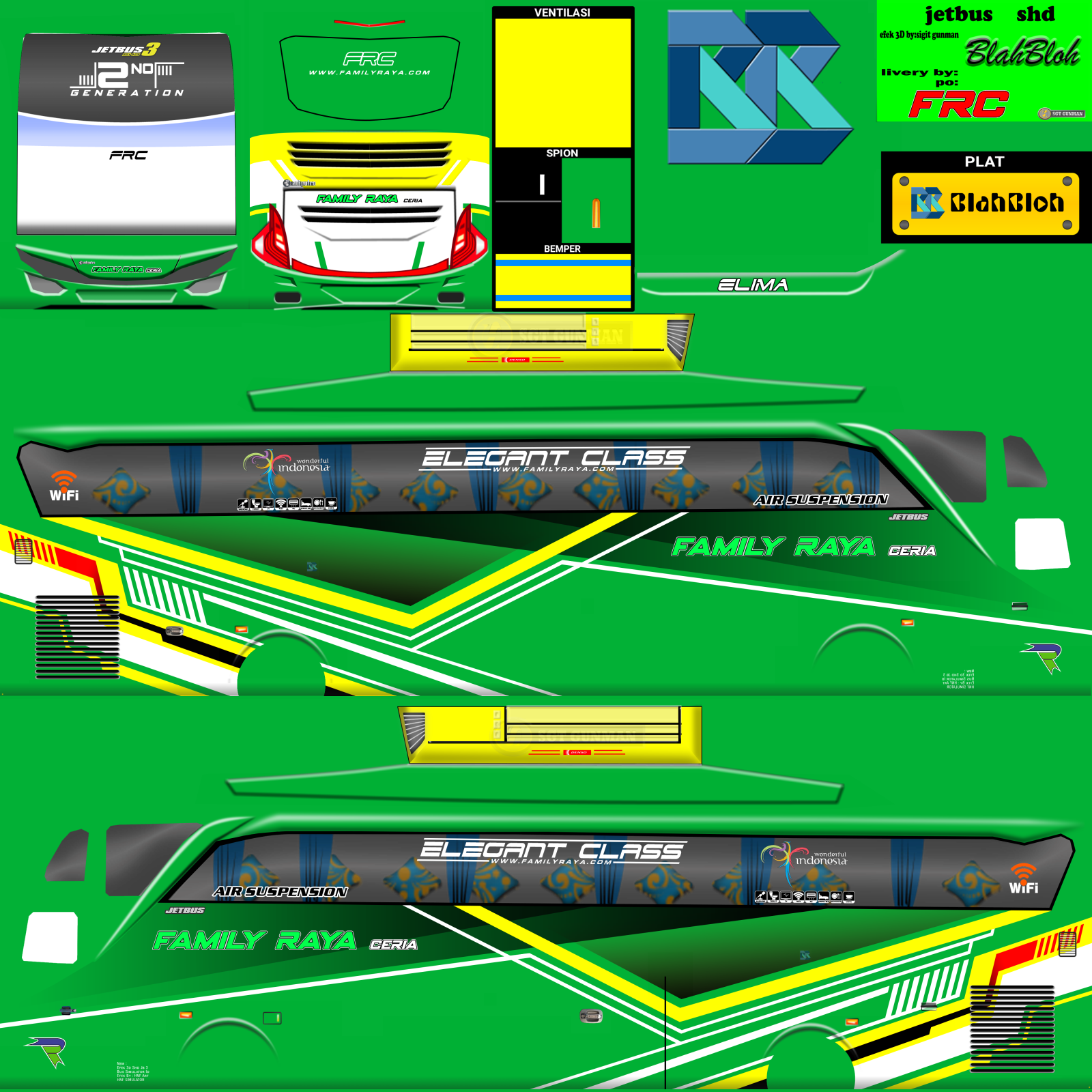 999+ Livery BUSSID HD, SHD, SDD, XHD Terbaik & Gratis 2025!