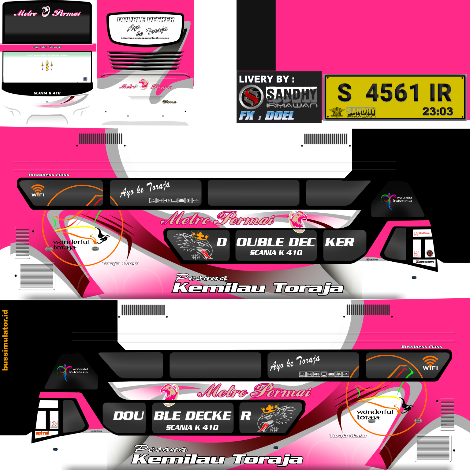999+ Livery BUSSID HD, SHD, SDD, XHD Terbaik & Gratis 2025!