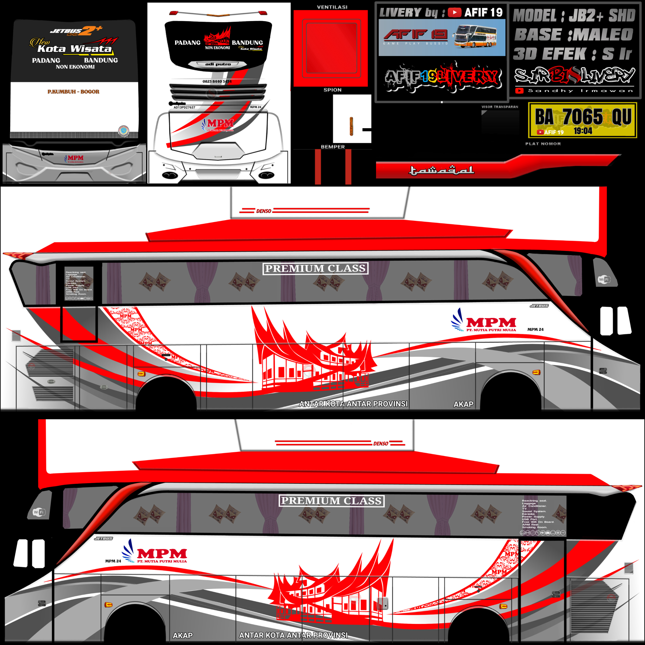 30+ Download Livery BUSSID Sadewa SHD Super Terbaru 2025!