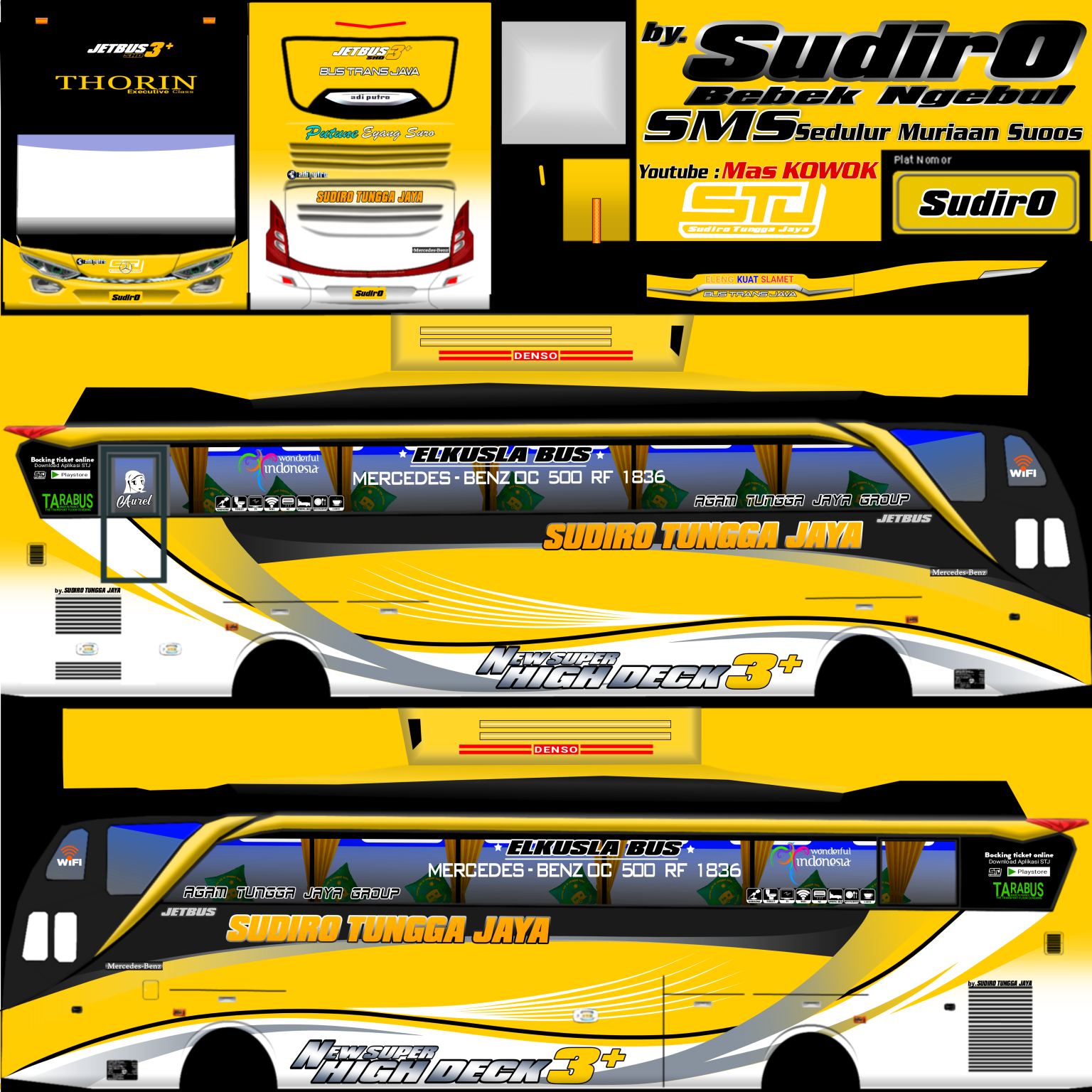999+ Livery BUSSID HD, SHD, SDD, XHD Terbaik & Gratis 2025!